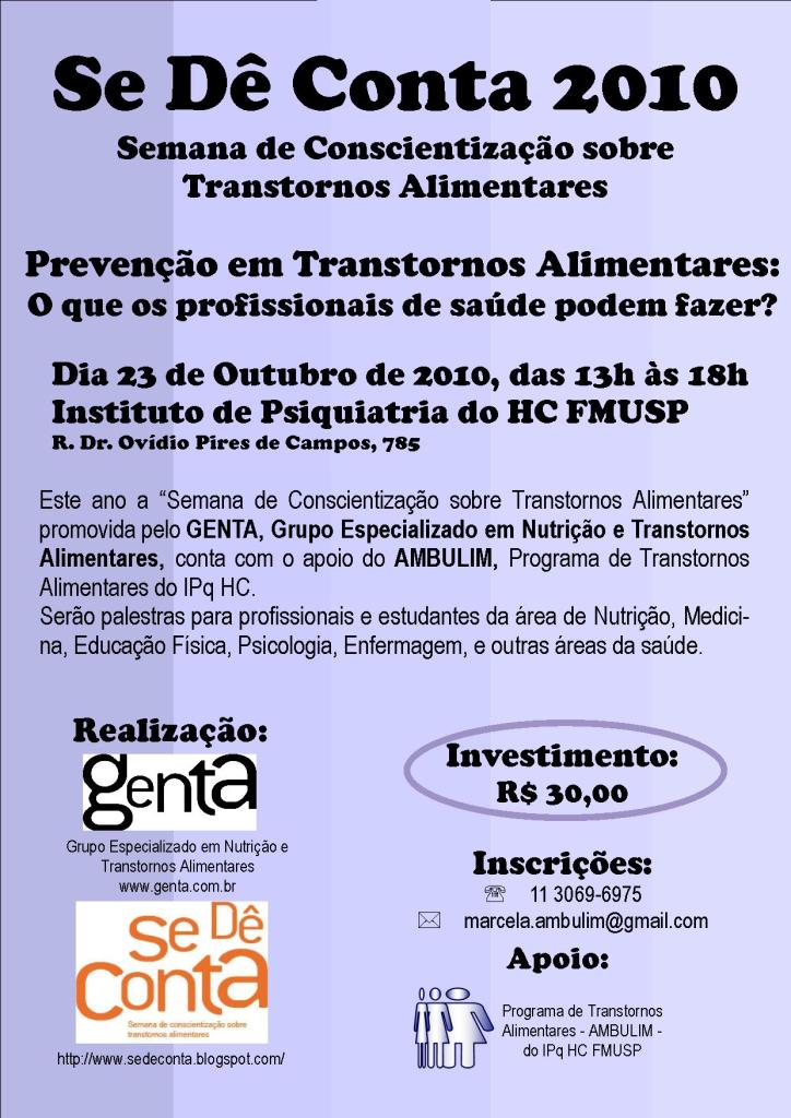 SE DÊ CONTA: SE DÊ CONTA 2010